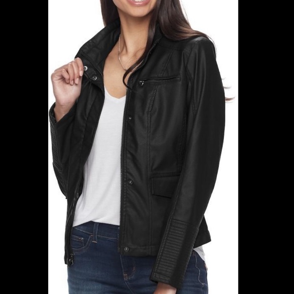 Pink Envelope | Jackets & Coats | Pink Envelope Nwotfaux Leather Moto ...